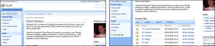 How To Float The Sharepoint Quick Launch Menu With The Location Of The